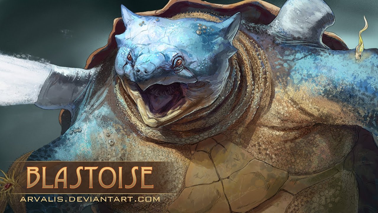 Let's Draw Realistic Blastoise