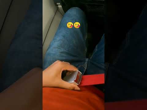How To Fasten Seat Belt In Flight 🙃🙃