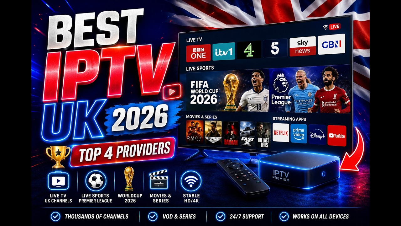 Best British IPTV Providers 2026 🇬🇧 | Top IPTV UK Services (Ultimate Guide)
