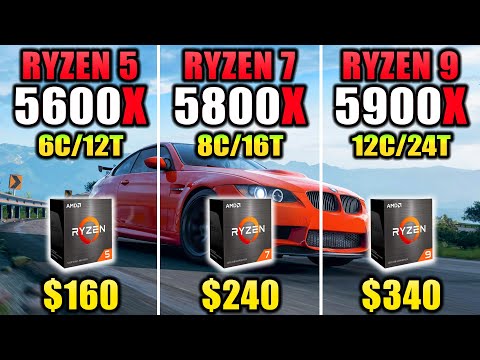R5 5600X vs R7 5800X vs R9 5900X - How much Performance Difference?