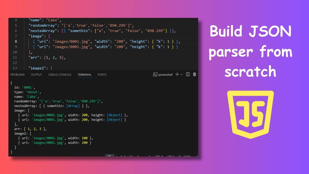 How to build a JSON parser from scratch using JavaScript