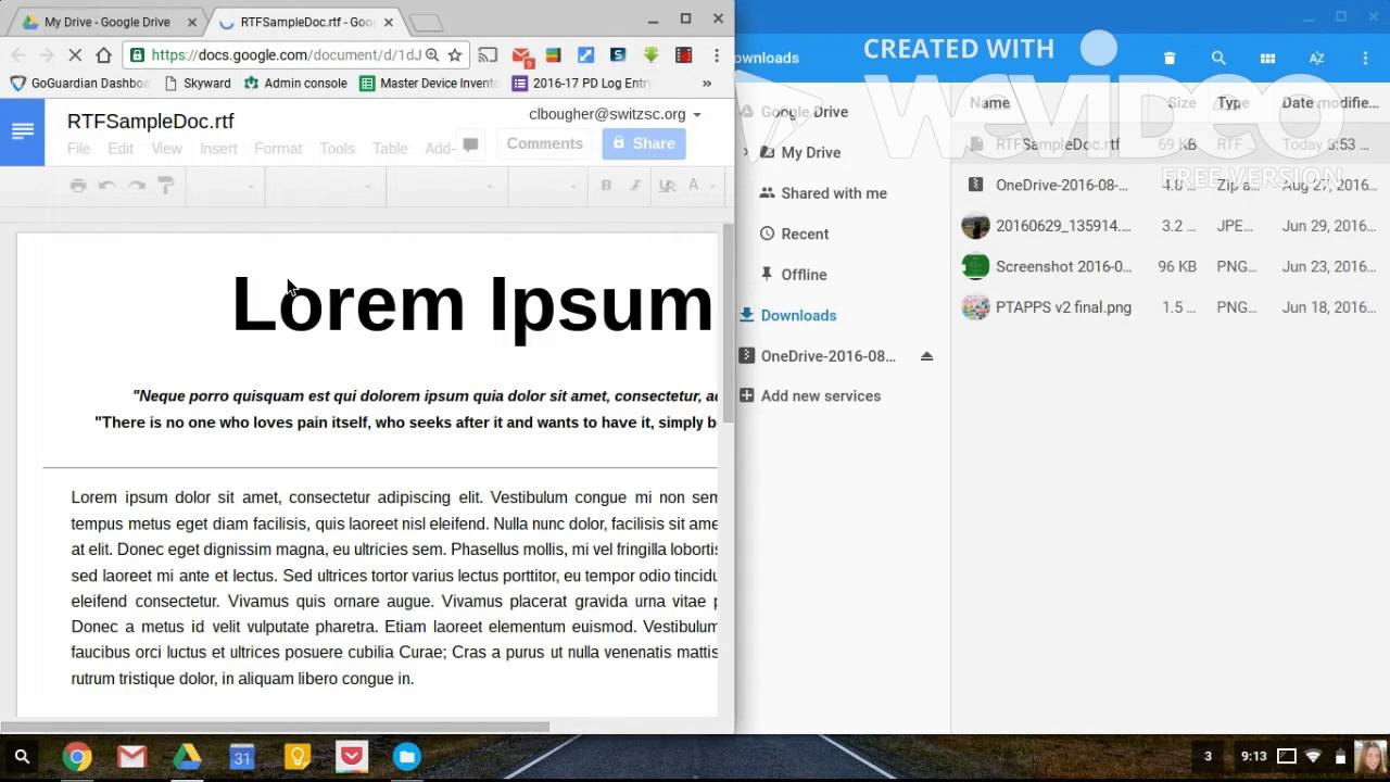 Convert & Edit RTF Files with GDocs