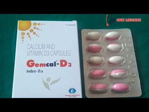 Gemcal D3 Nutritional Supplement Capsule, 10 capsule/strip, Price from ...