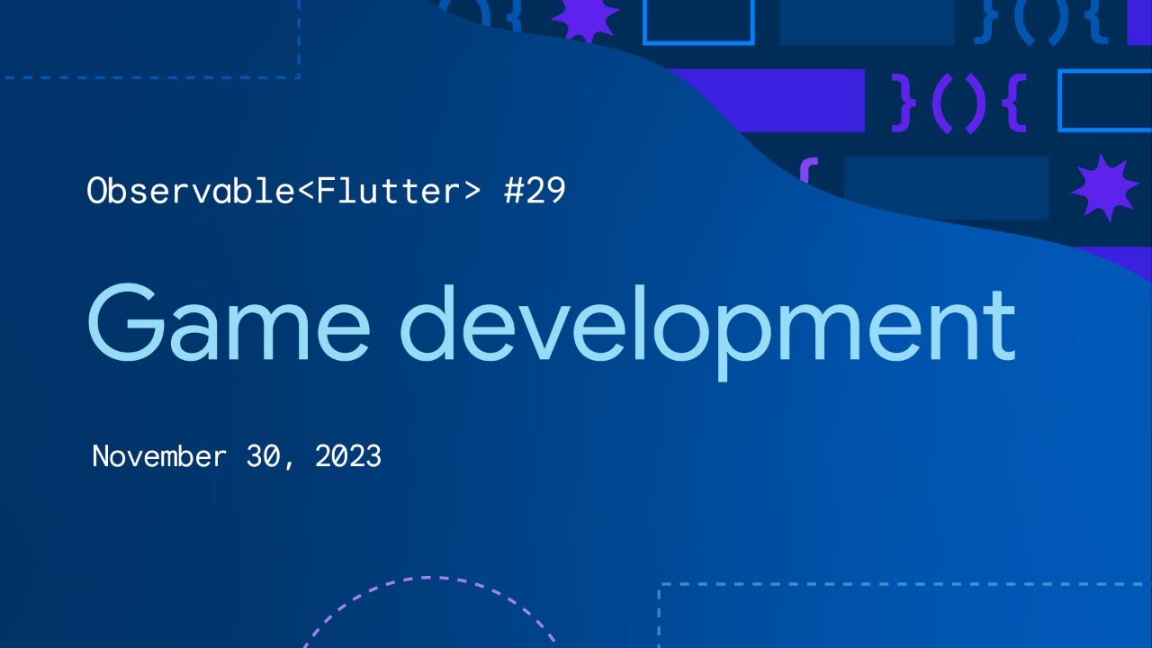 Observable Flutter #29: Game development