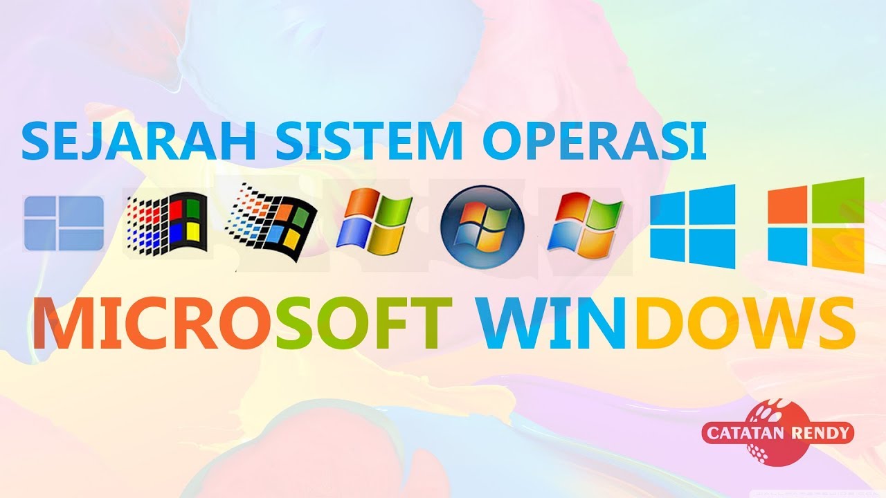 Sejarah Sistem Operasi Microsoft Windows (Windows 1.0 - Windows 10)