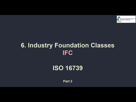 BIM Interoperability Expert Group IFC and COBie- Part6 - IFC