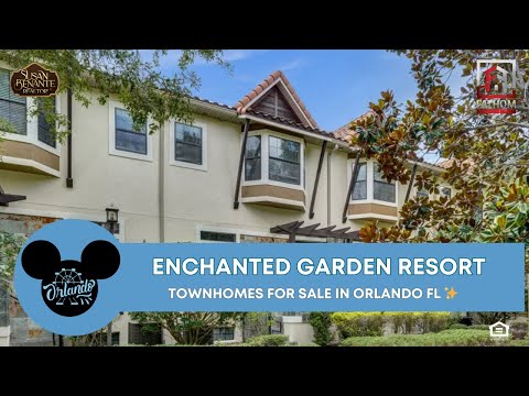 Enchanted Garden Resort Orlando | 4-Bed Luxury Townhomes Near Disney | Gated Community Living!