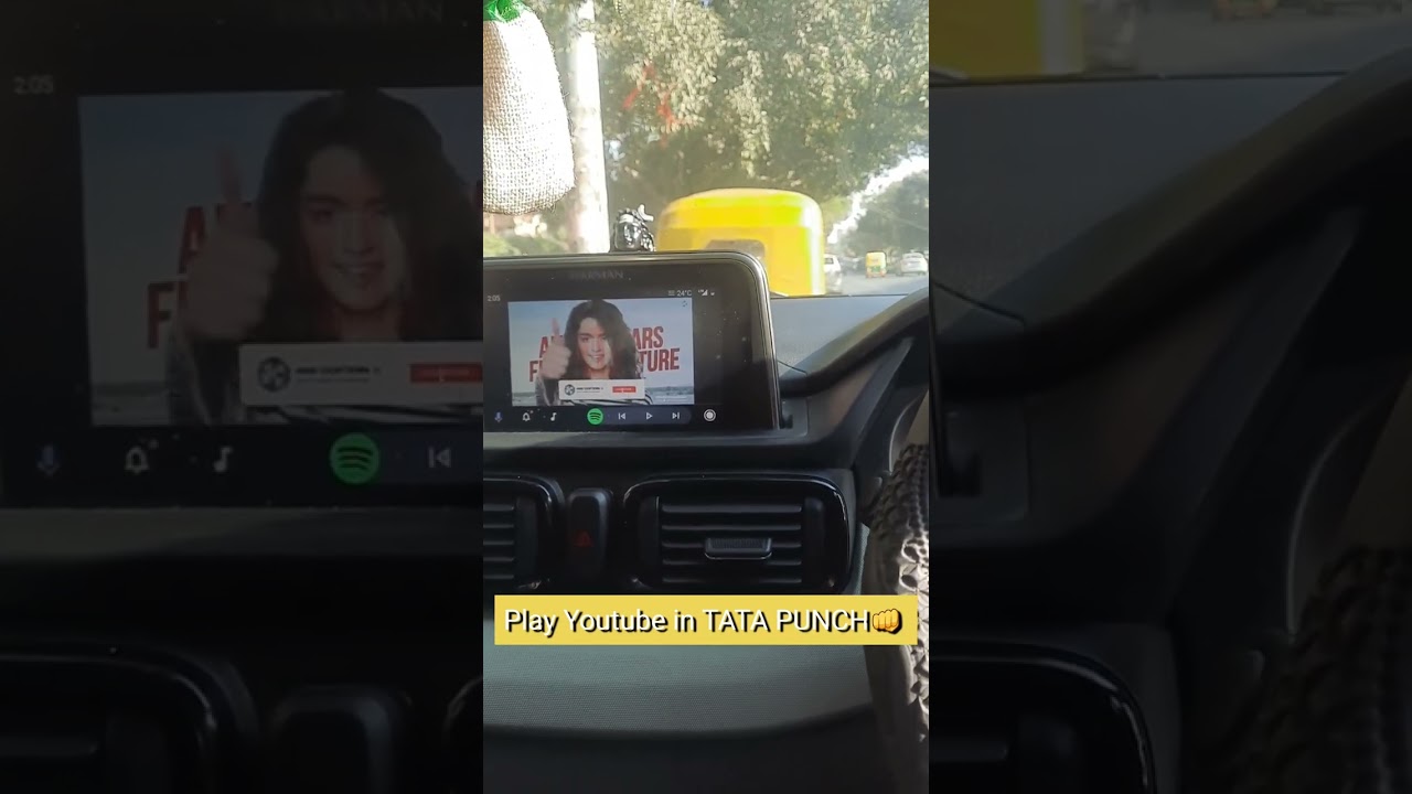 Now play youtube in Tata Punch