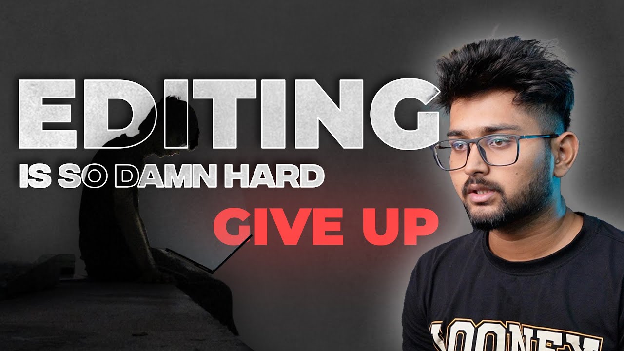 I thought EDITING was EASY, but here's What I Did - Assignment 3 @TharunSpeaks