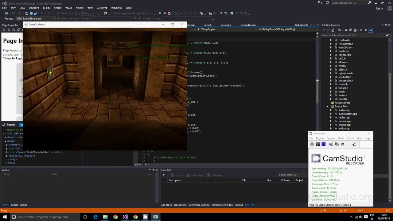 3D Engine from scratch with openGL and SDL