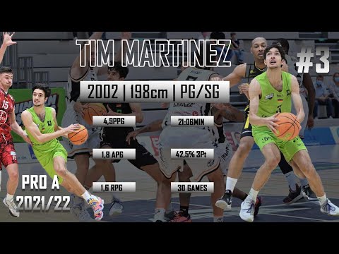 Tim Martinez #3 ProA HIGHLIGHTS 2021/22