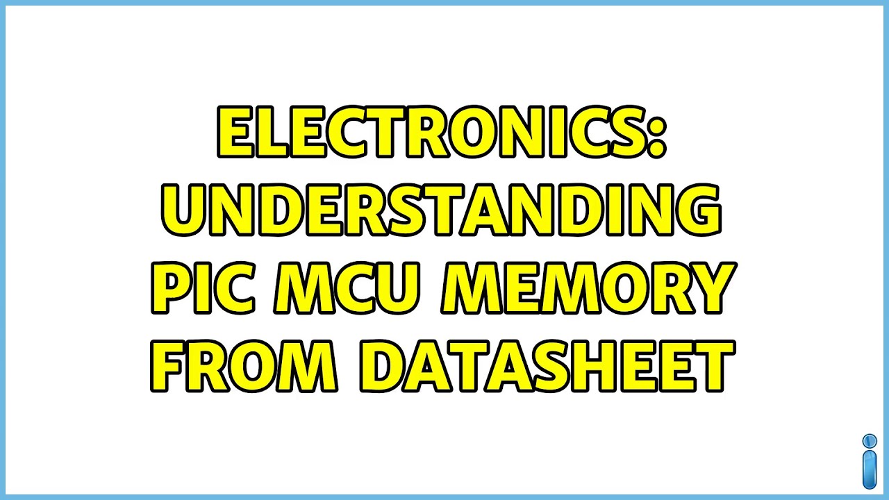 Electronics: Understanding PIC MCU memory from datasheet