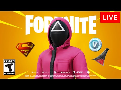 🔴 [LIVE] *NEW* FORTNITE UPDATE! (SQUID GAME)
