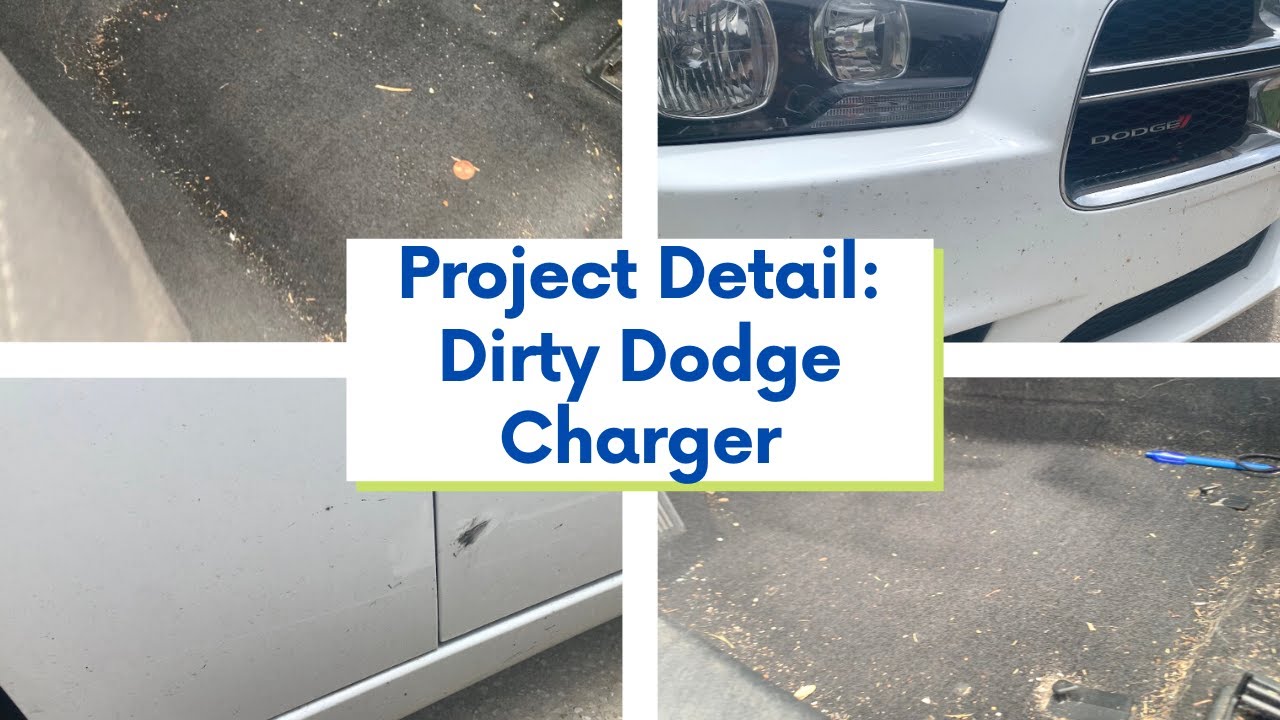 Project Detail: DIRTY DODGE CHARGER | INTERIOR AND EXTERIOR SATISFYING CAR DETAILING!