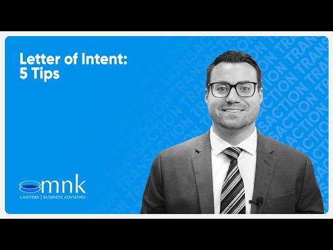 Letter of Intent: 5 Tips | MNK Law (113)