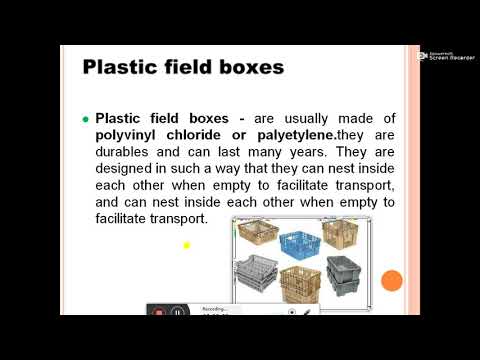 Different types of packaging material and cushioning materials