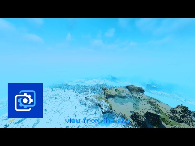 2024 / Minecraft Live Wallpaper / View From The Sky (Available in ...