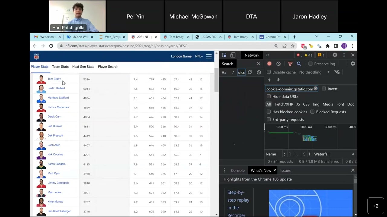 Web Scraping for Sports Data: Hari Patchigolla [2022 UConn Sports Analytics Symposium]