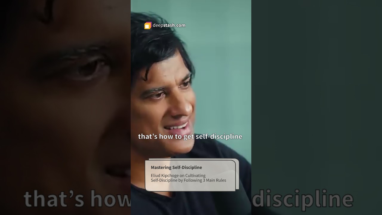 Mastering Self-Discipline: Insights from the World's Fastest Man