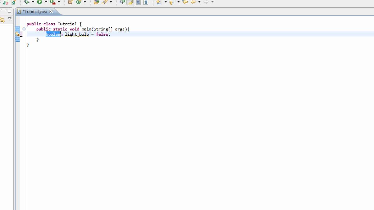 Intro to Java Programming 9 - boolean datatype