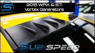 Subaru OEM USDM Type B Vortex Generator (Roof) - 17 WRX & STI with 7 ...