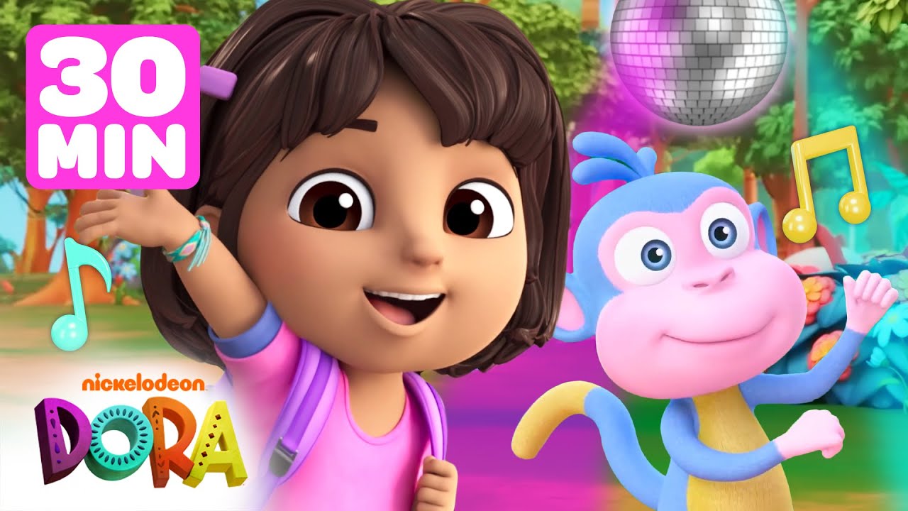 Dora's Dance Party! w/ Boots #2 👯‍♂️ 30 Minute Dance Compilation | Dora & Friends