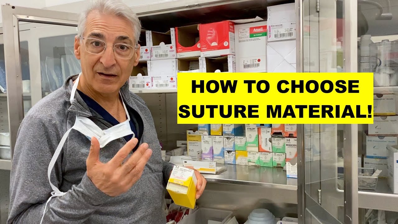 Different Kinds of SUTURES and How to Choose the Right One!