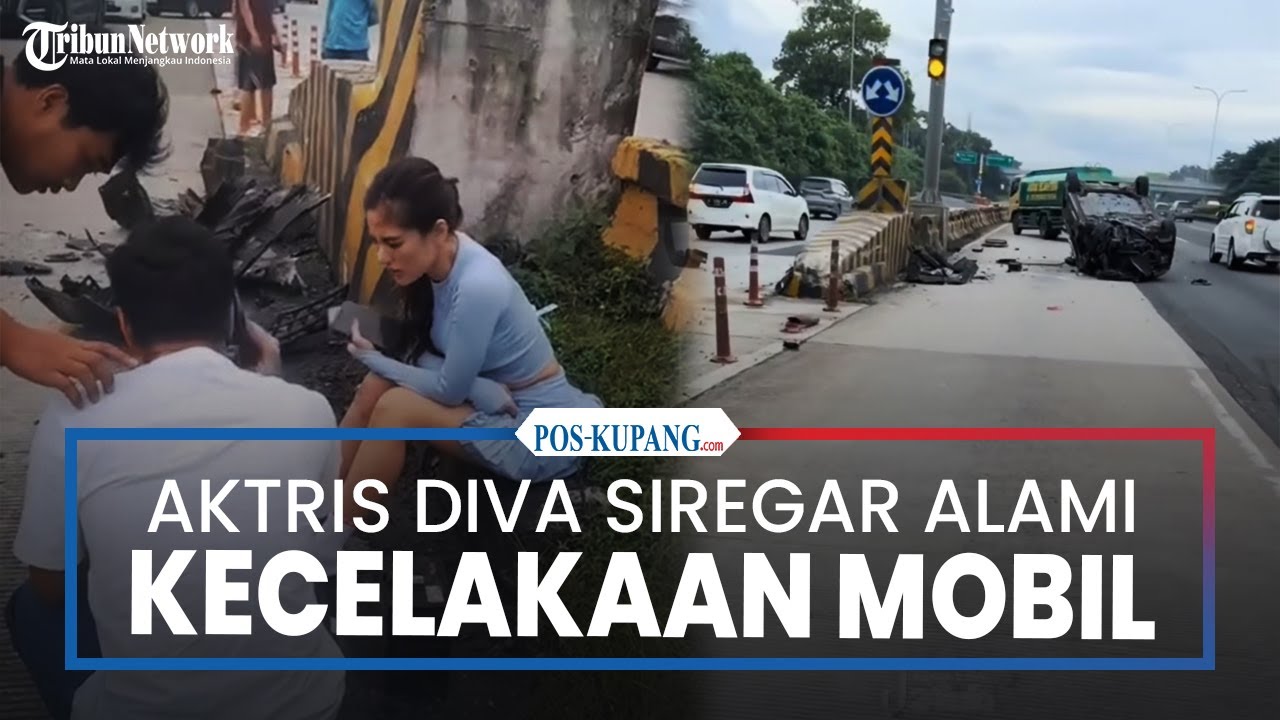 Mobil Terbalik dan Hancur, Diva Siregar Selamat: 