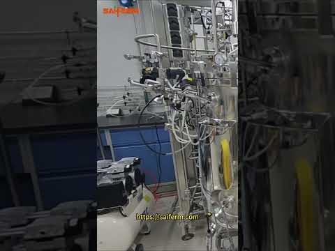 Saiferm 200L mammalian cell culture fermenter #bioreactor #factory