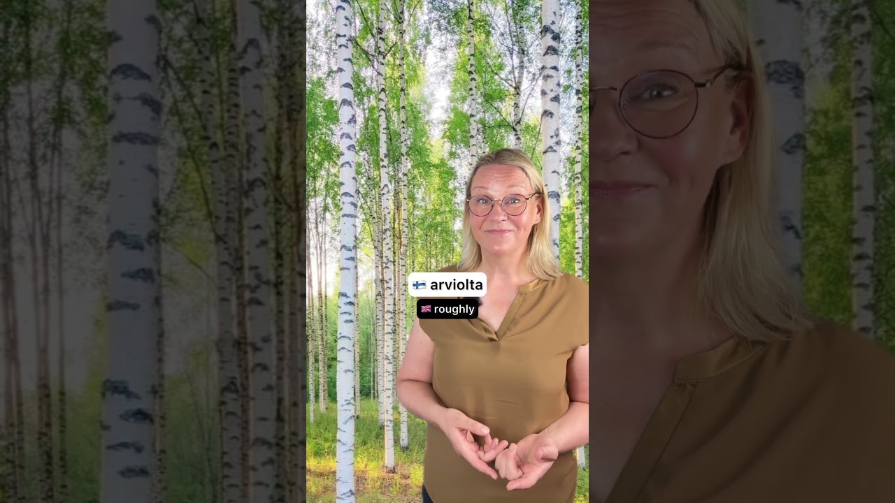 Alternatives for the word „noin“ (about) in Finnish 🇫🇮👩‍🏫 #finnishlanguage #finnishteacher