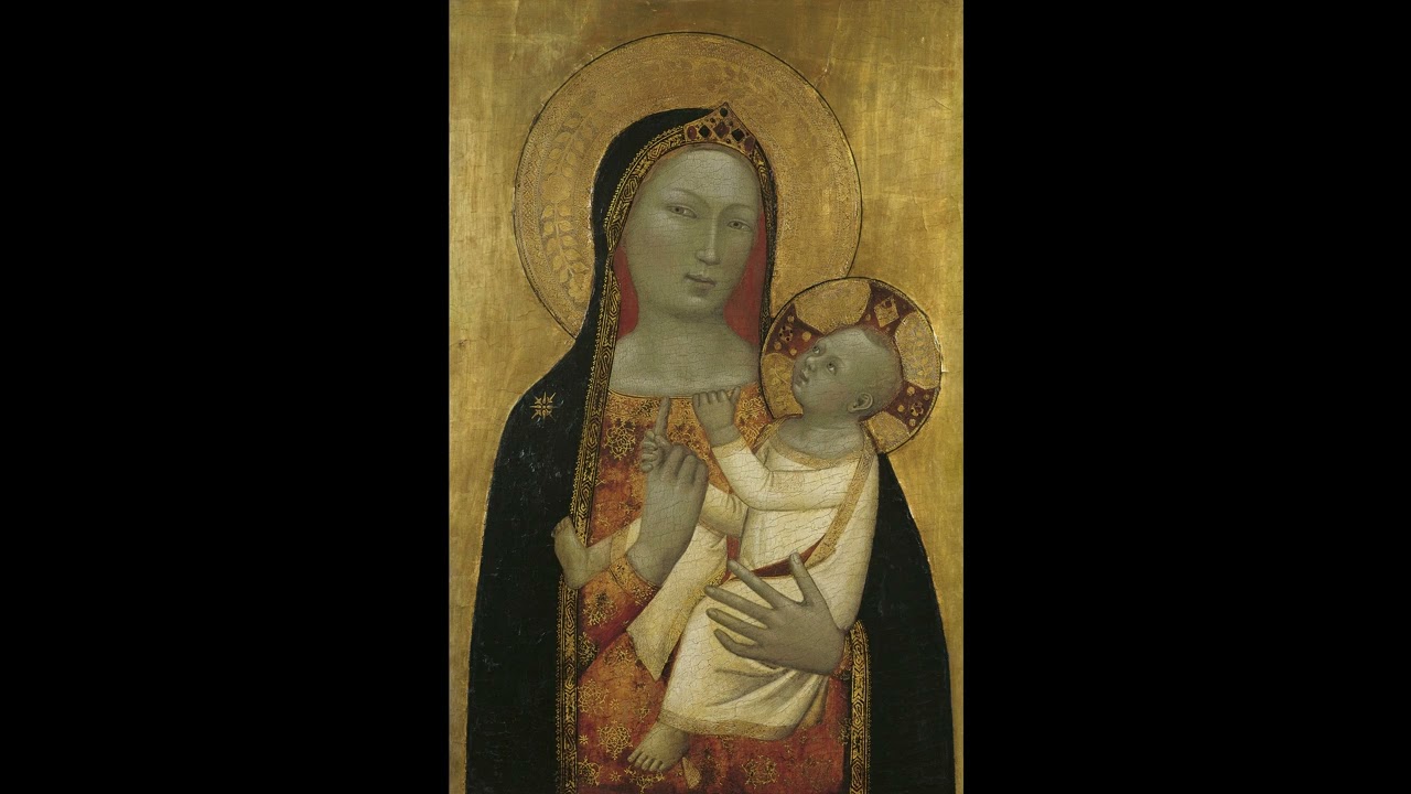 Bernardo Daddi - La Virgen con el Niño