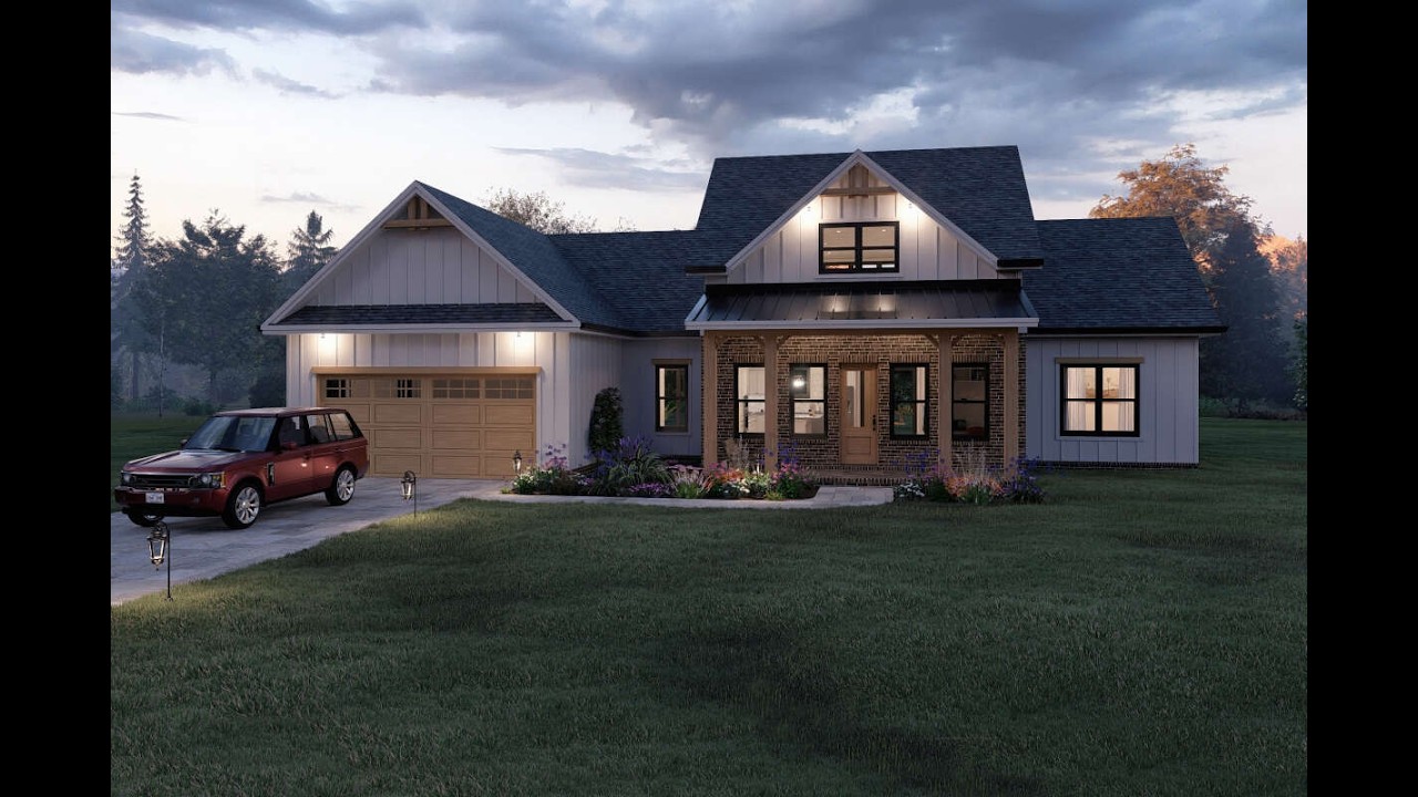 NEW & EXCLUSIVE | Modern Farmhouse | Virtual Tour | Plan 7174-00043