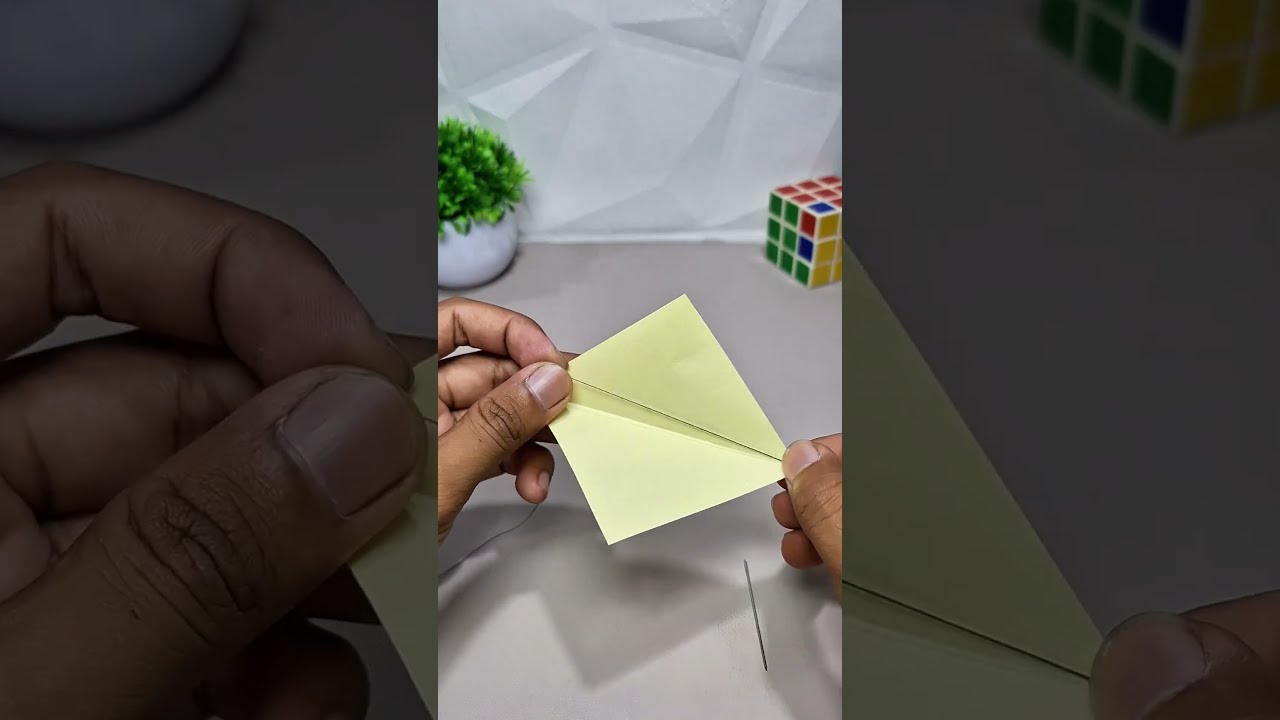 Needle Threading MADE EASY! Paper Trick! 🧵