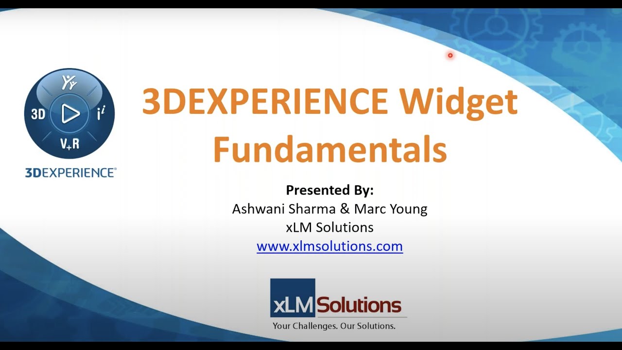 3DEXPERIENCE Widget Fundamentals