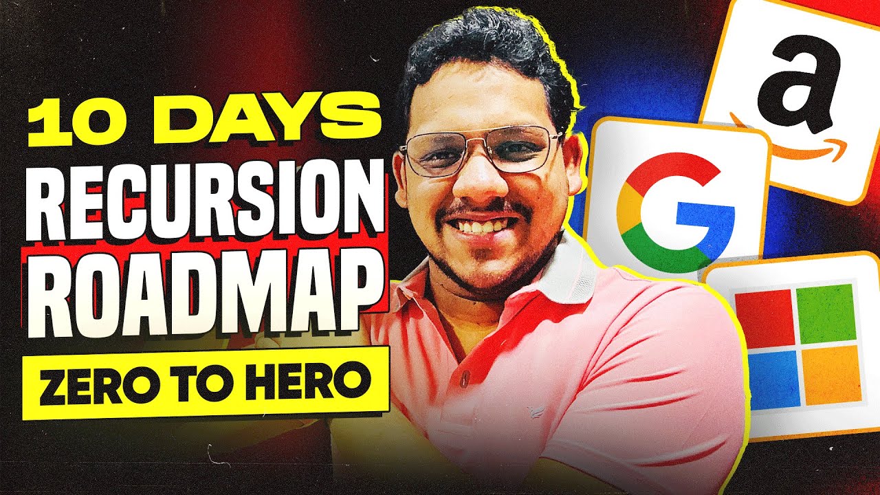 Master Recursion In 10 Days With This UNIQUE Roadmap!
