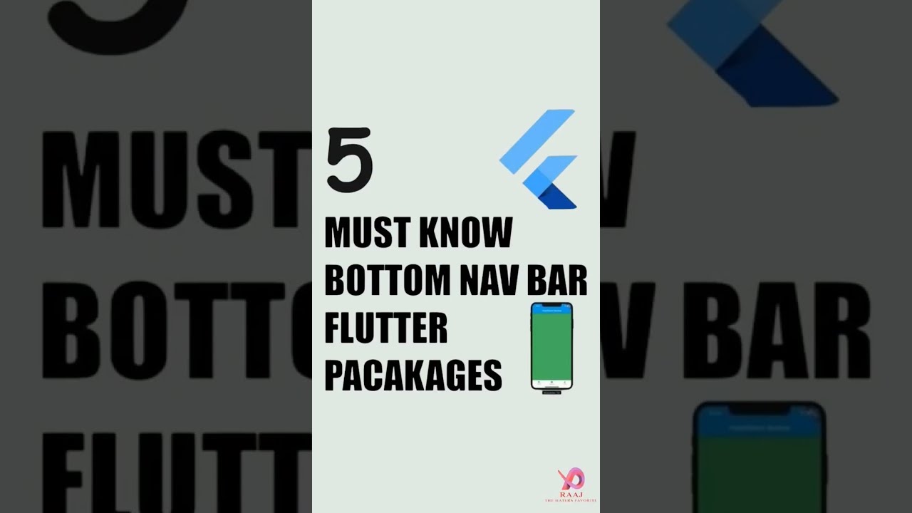 5 Bottom Nav bar Flutter Packages to Get You Started