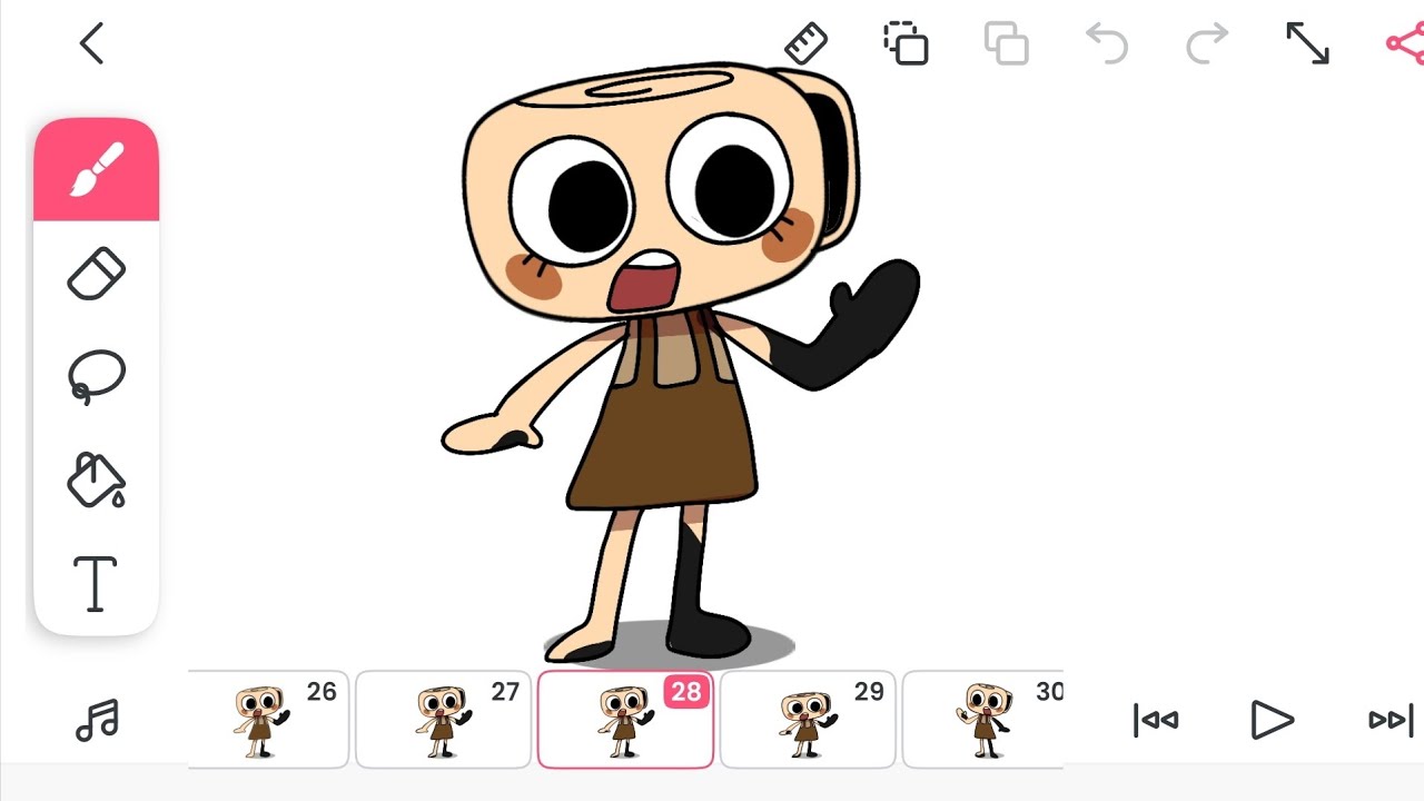 Flipaclip – Shelly Twisted Transformation Animation  