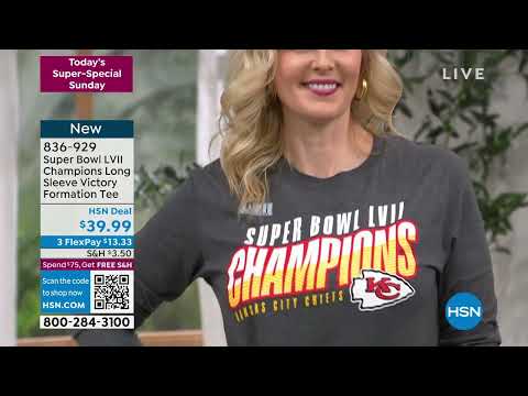 Super Bowl LVII Champions Victory Formation Tee by Fanat...