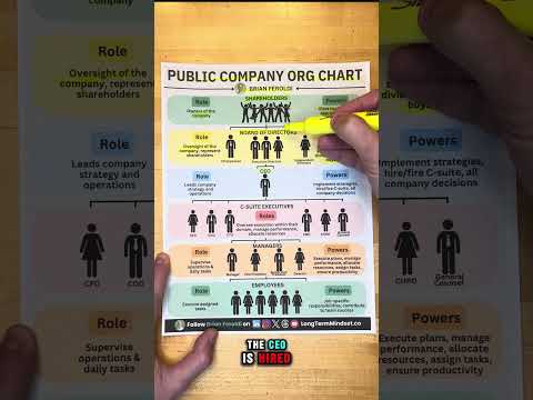 Public Company Org Chart Explained