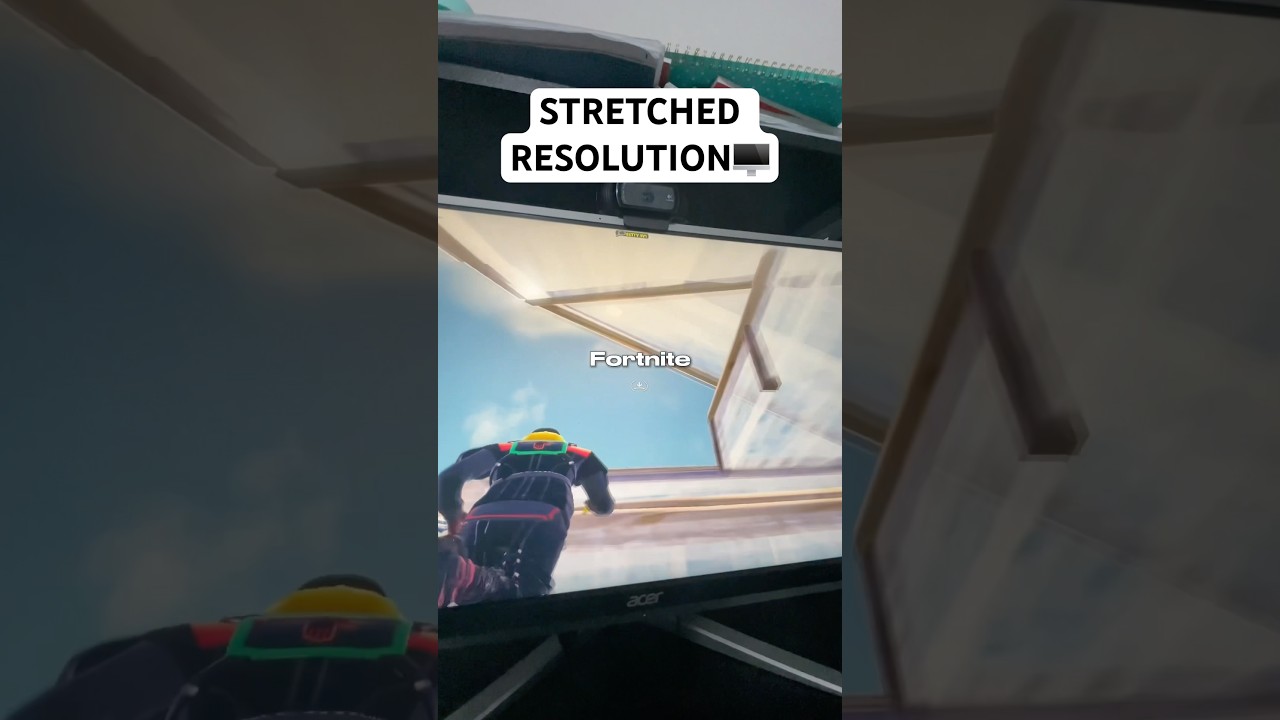 How to get stretched resolution on Fortnite PC #fortnite #stretchedresolution #alphares