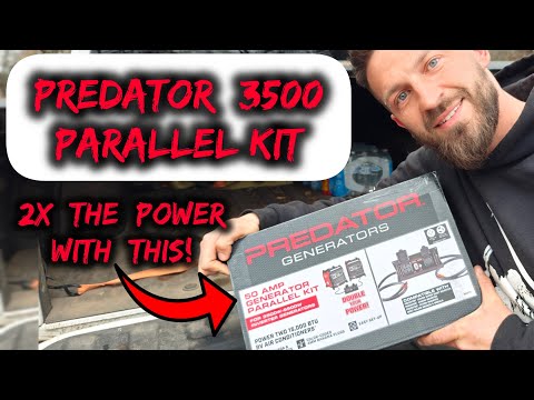How to Connect 2 Predator 3500 Generators – 50 Amp Parallel Kit from Harbor Freight!