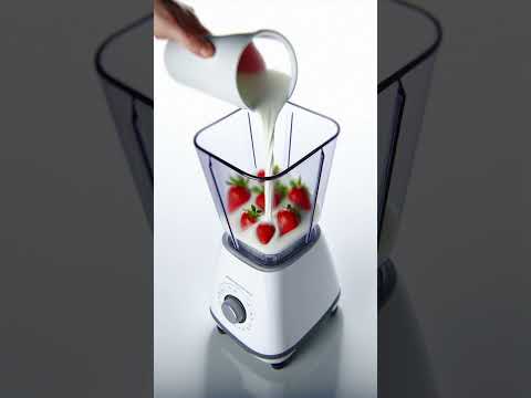 How to Make a Creamy Strawberry Smoothie Fast!
