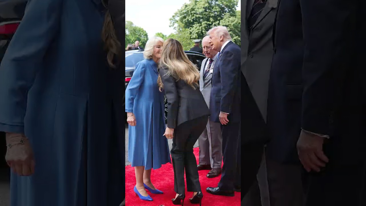 Trump, Melania Bid Farewell to King Charles, Queen Camilla