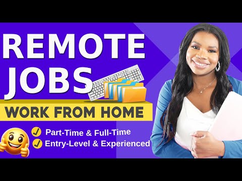 5 Work From Home Jobs | Part-Time & Full-Time Opportunities | Remote WFH Jobs 2025