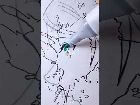 Drawing Frieren ✨️ / Spill Art 🎨 #メイキング #art #anime #drawing #frieren #shorts
