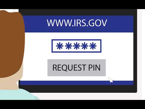 Request a PIN from the IRS