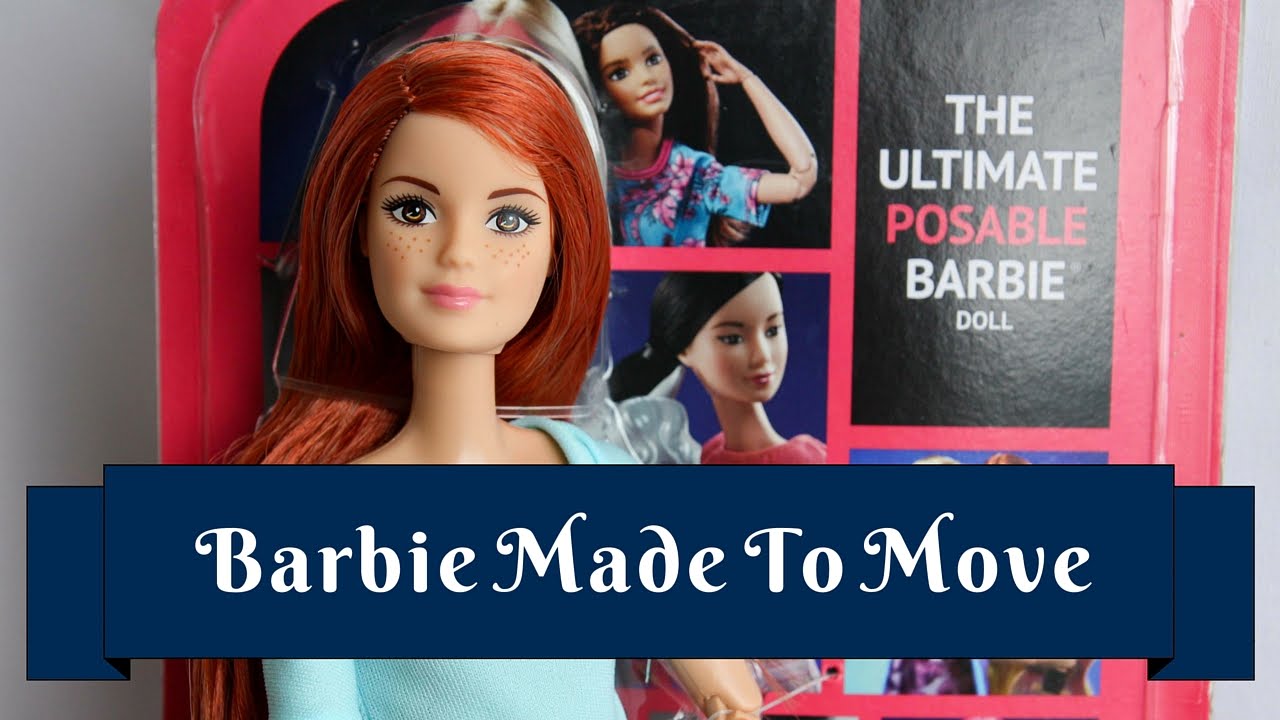 Barbie Made To Move Redhead Doll Review & Unboxing