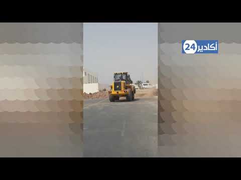رفع الحواجز الترابية بمنطقة بمنطقة تاسيلا بالدشيرة الجهادية