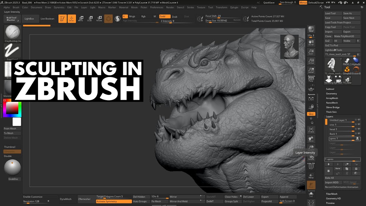ZBrush Character Sculpting - Cyber Monday Sale