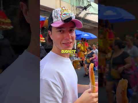 Trying Unique Street Food In The Philippines! 🇵🇭 #shorts